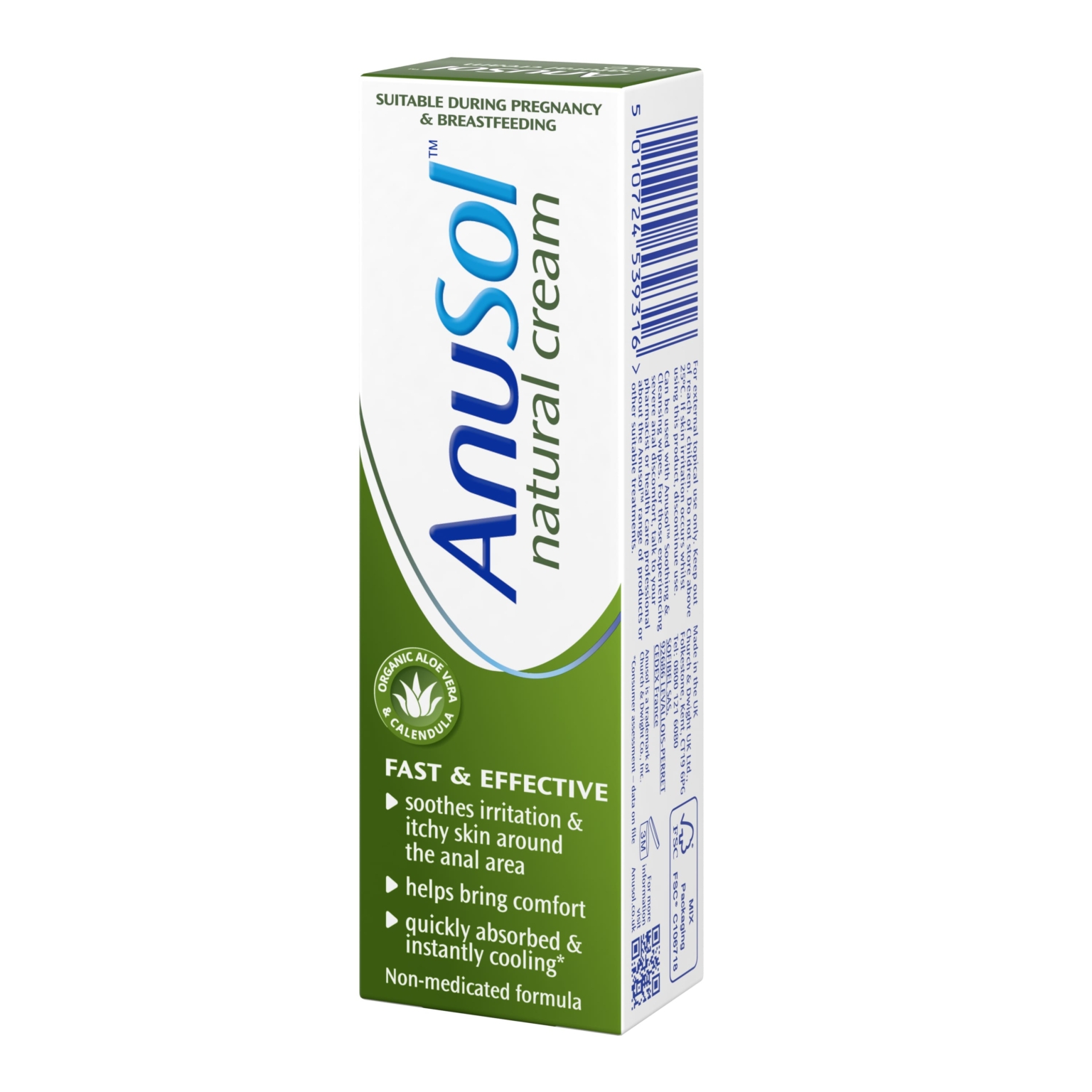 Anusol™ UK Natural Cream Product Page